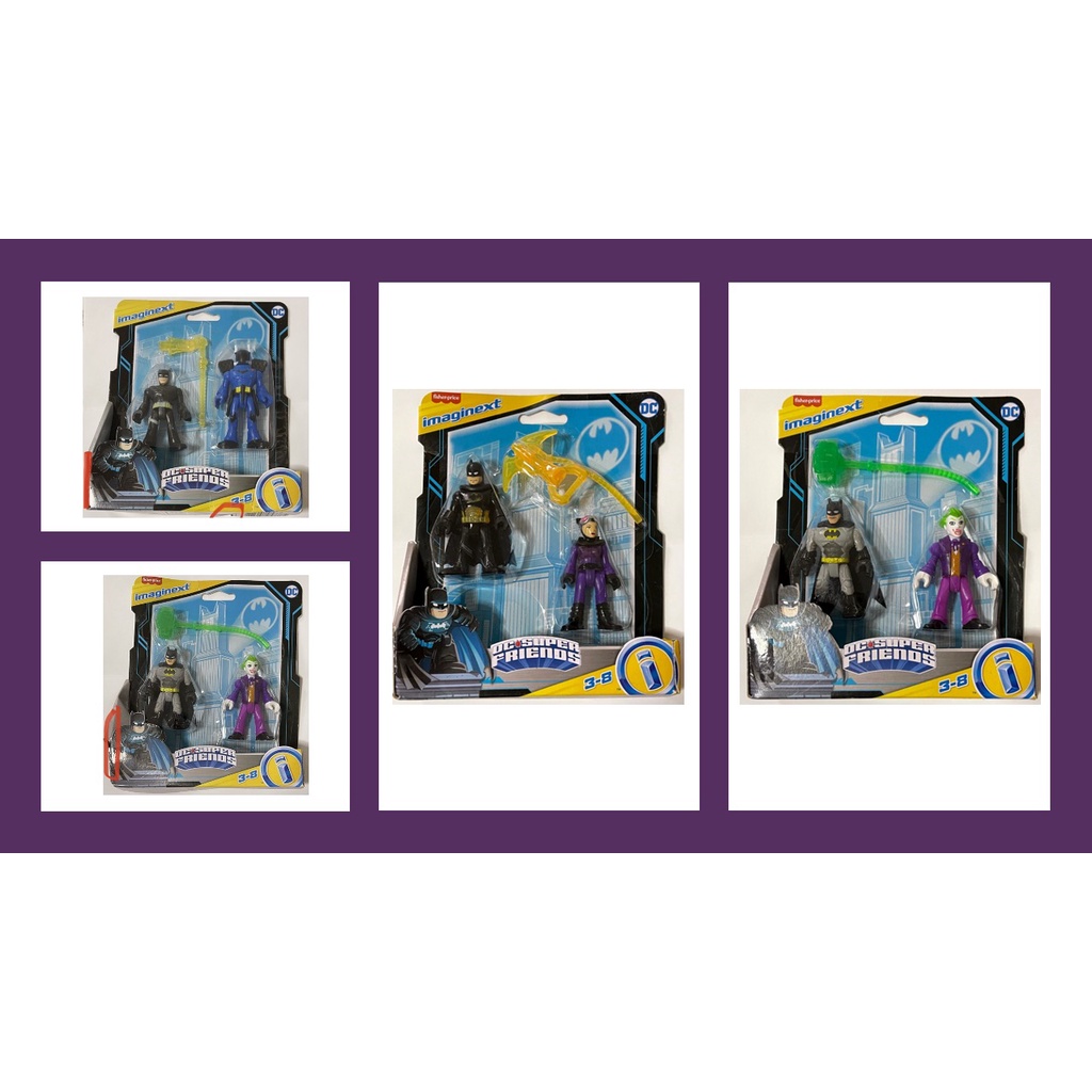 Fisher-Price Imaginext - DC Super Friends 2 Pack - Batman & The Joker ...
