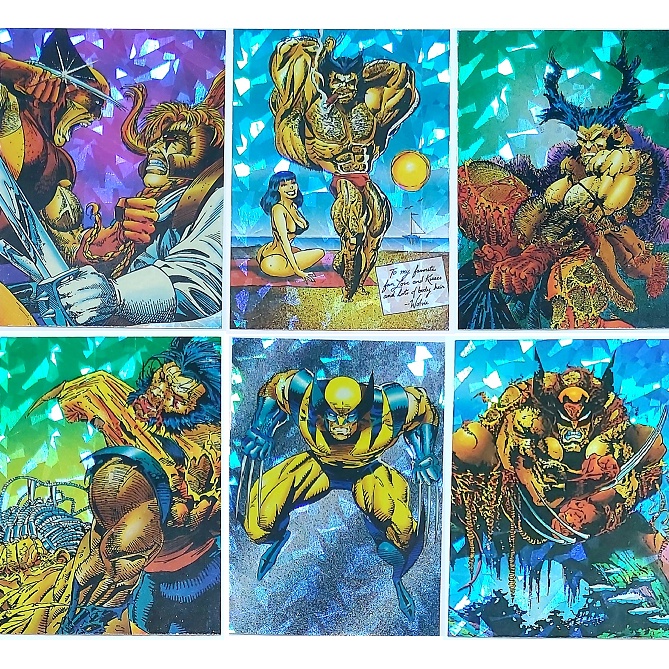 1992 WOLVERINE PRISM COLLECTIBLE CARDS marvel avengers xmen x-men ...