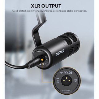 Maono PD100 Professional Podcast Dynamic Microphone Podcast Mic Dynamic ...