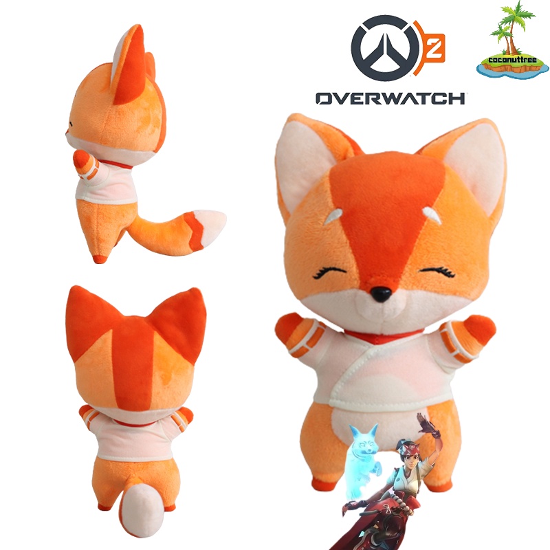 Overwatch 2 Fox Plush Toy Kiriko Soft Stuffed Animal Doll Kids ...