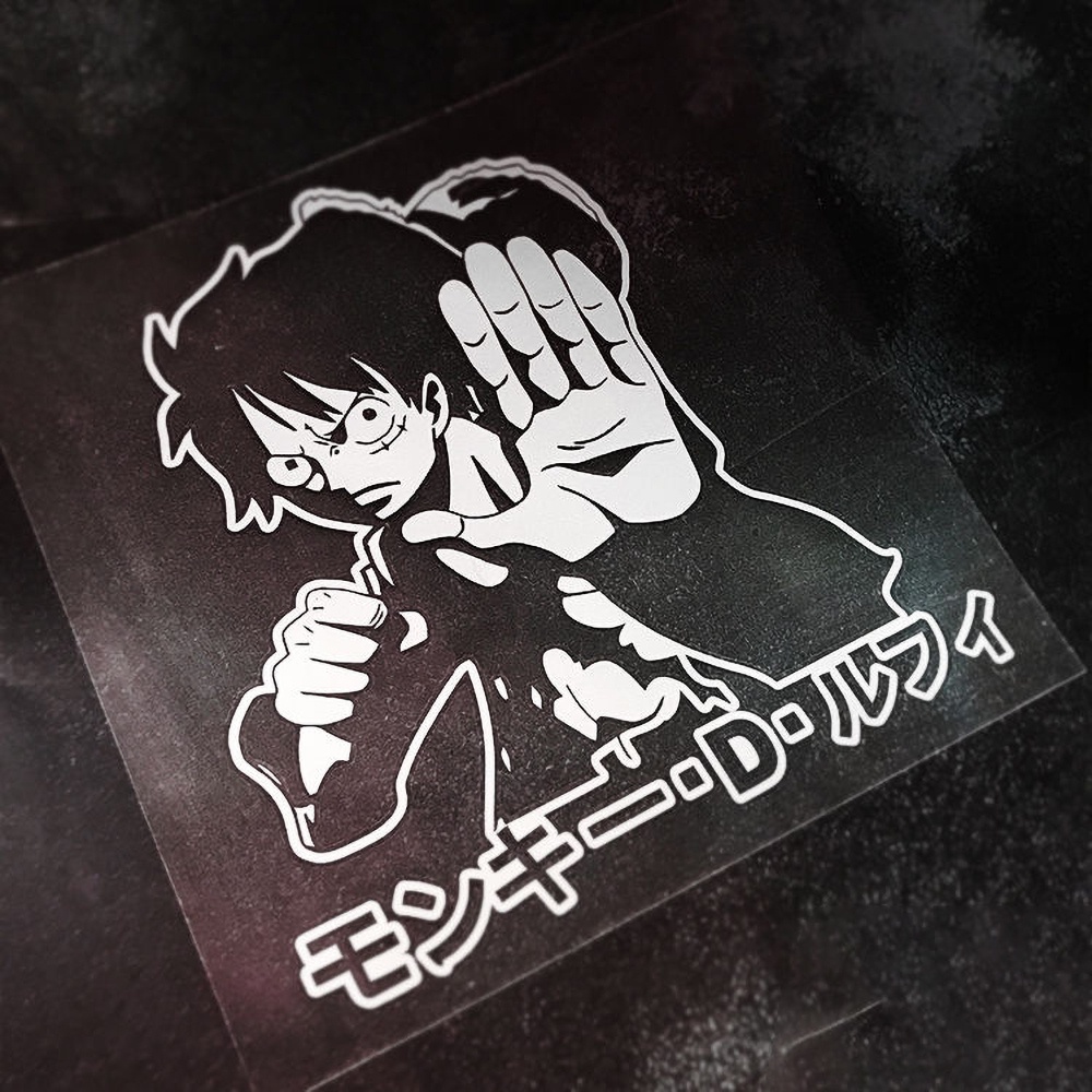 "One Piece" Monkey Luffy D Waterproof Motorcycle Body Sticker Car ...