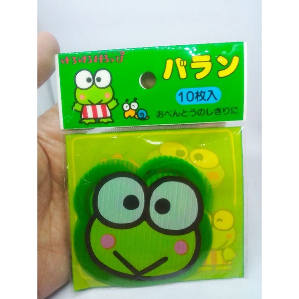 Sanrio Kero Keroppi Bento Food Divider Baran Lunch box | Shopee Philippines