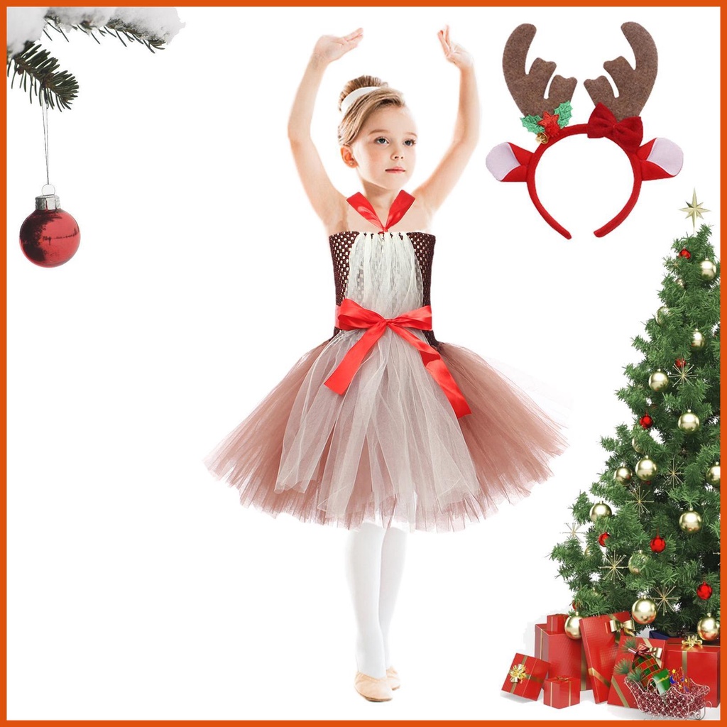 Reindeer Costume Kids Reindeer Costume for Girl Kids Charming ...