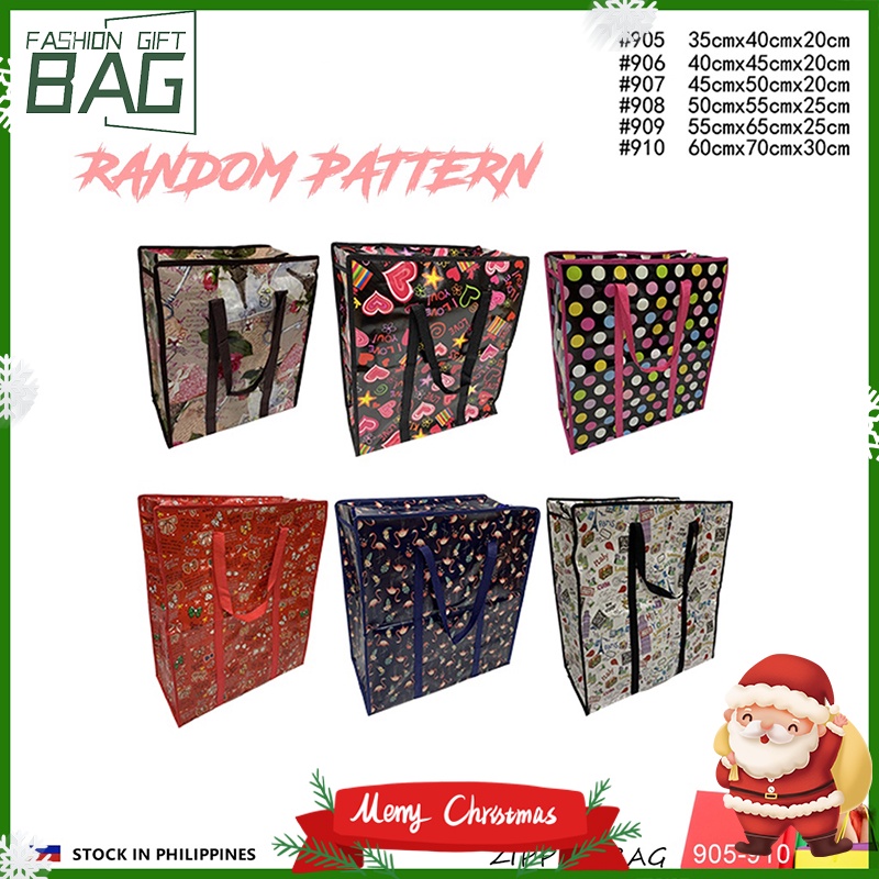 【Ready Stock】1pc Rubberise Sako Bag Storage Eco Bag Luggage Bag Zipper ...