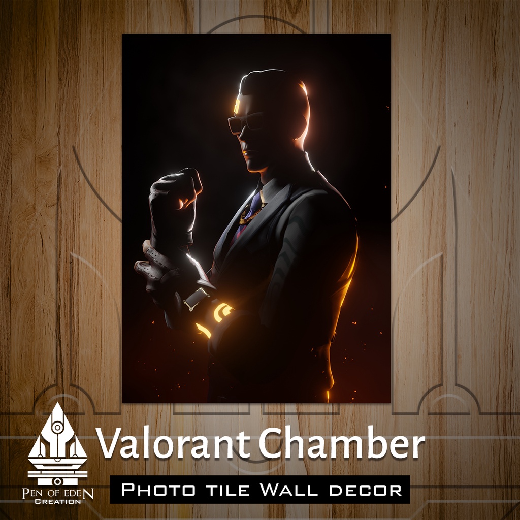 Valorant Chamber Photo Tile Wall Decor | Shopee Philippines