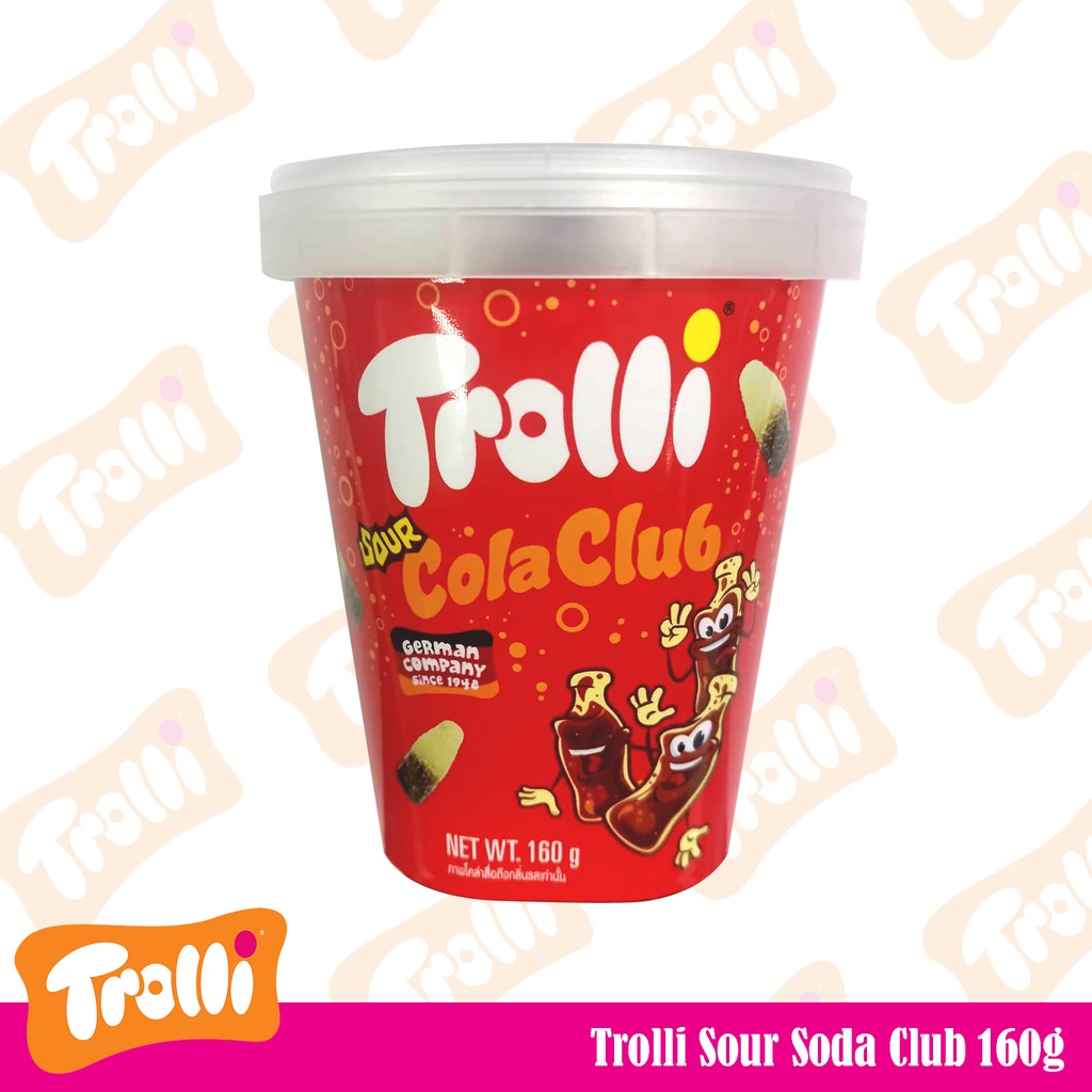 Trolli Sour Cola Club 160g (Cola Bottle-shaped gummy candy) | Shopee ...