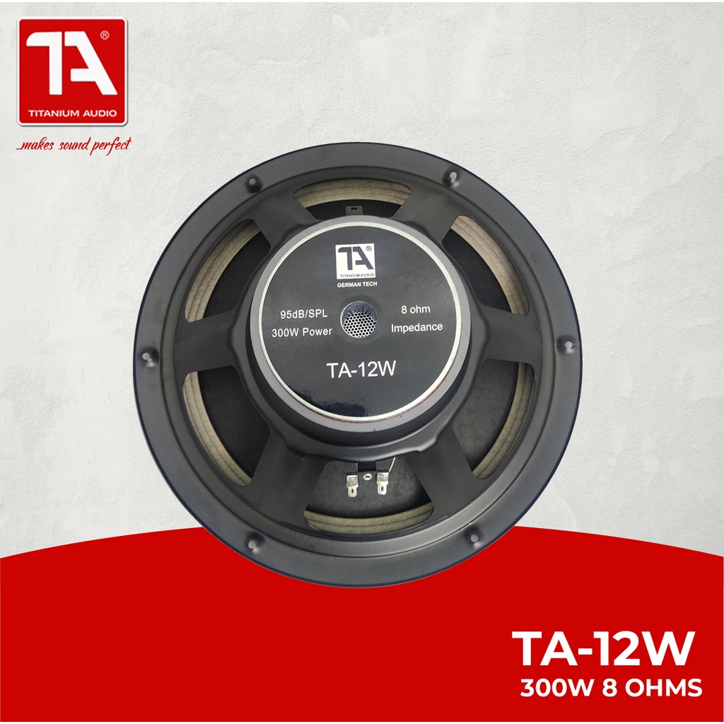 Titanium Audio TA 12W Speaker / 12 inch / 300W / Woofer Speaker ...