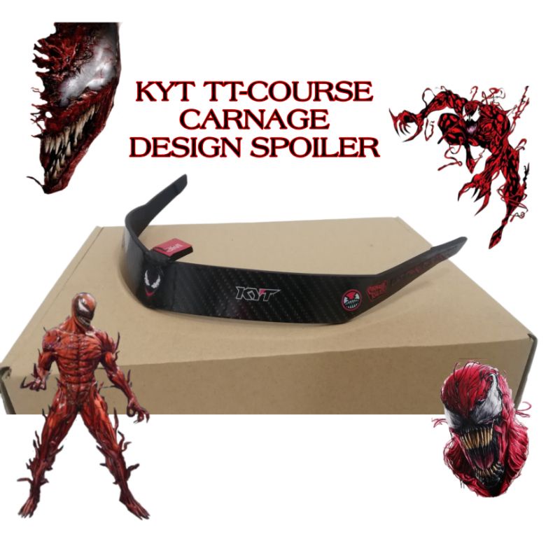 KYT TT-COURSE CARNAGE DESIGN SPOILER | Shopee Philippines