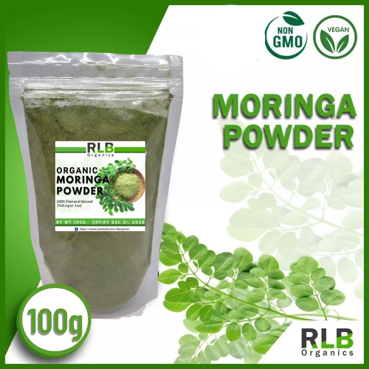 Organic Moringa Powder - Malunggay Powder Superfood Antioxidant, Detox ...