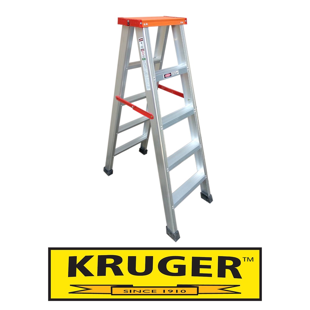 Kruger A-Type Aluminum Ladder, A-12105L (2x5 Steps) | Shopee Philippines