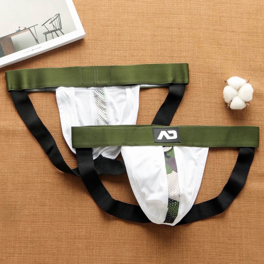 Addicted Men Air-through Ice Silk Jockstrap Underwear Sexy Jock Strap ...