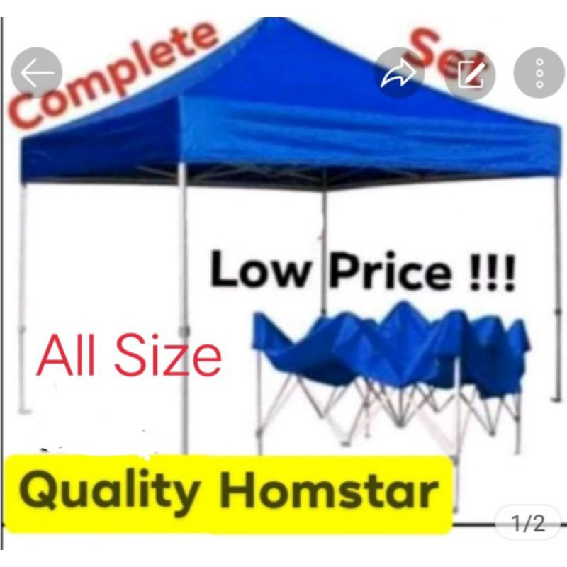Homstar Tent Retractable - Complete Set (makapal ang cover) Sure ...