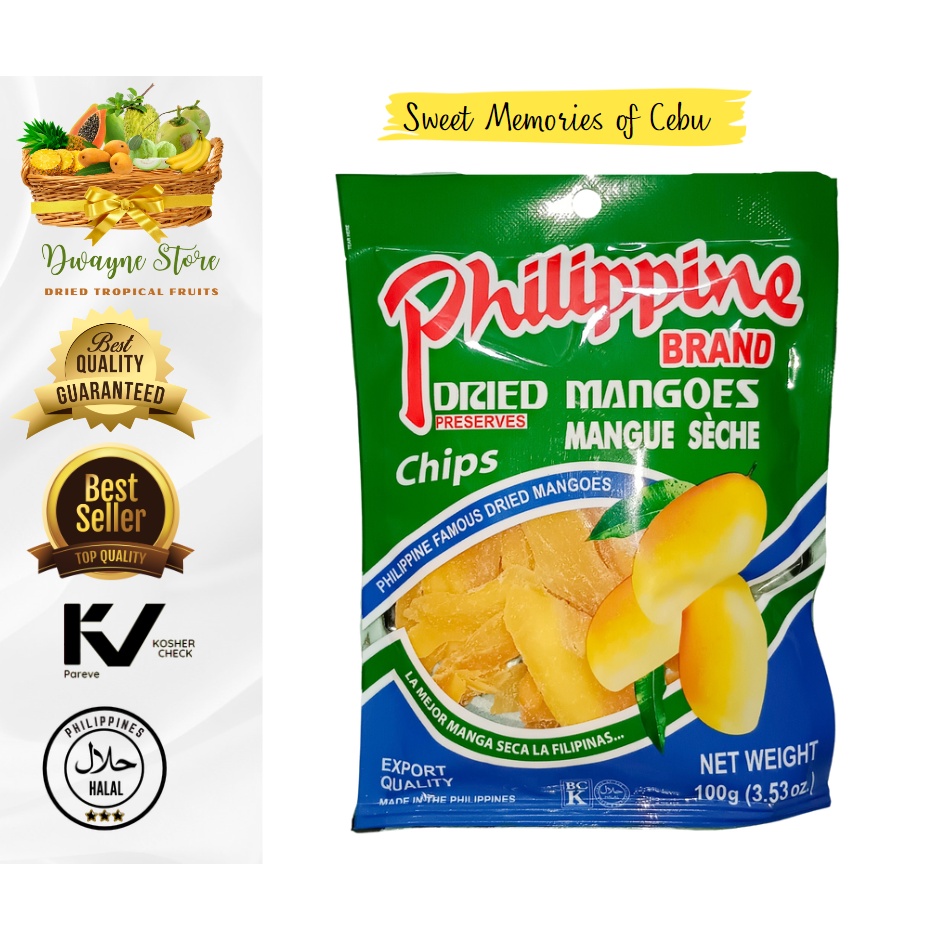 Phil Brand Dried Mango Chips 100g | Shopee Philippines
