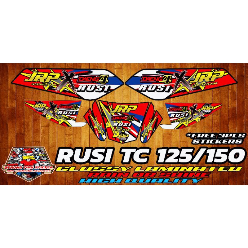 Rusi tc 125/150 Jrp x ds4 decals | Shopee Philippines