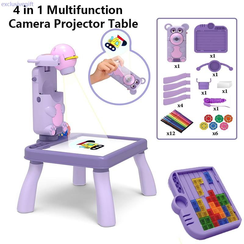 4 In1 Drawing CaMera Projector Interactive Children Drawing Drawing ...
