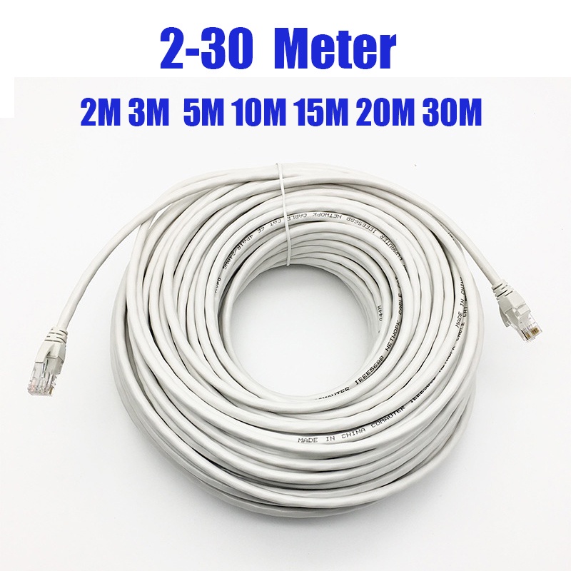 2M 3M 5M10M15M 20M 30M CAT5 RJ45 Ethernet Cable LAN Cable LAN Cable Internet Cable Outdoor ...