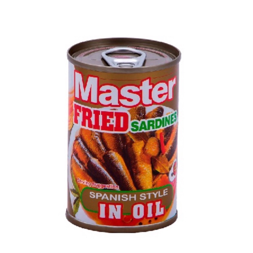 Master Fried Sardines Spanish Style In Oil 155g | Shopee Philippines