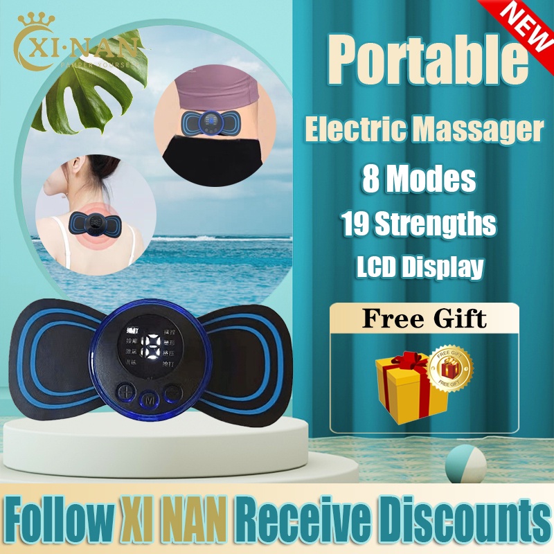 XI NAN Massage Paste Smart EMS Mini Cervical Vertebra Convenient ...