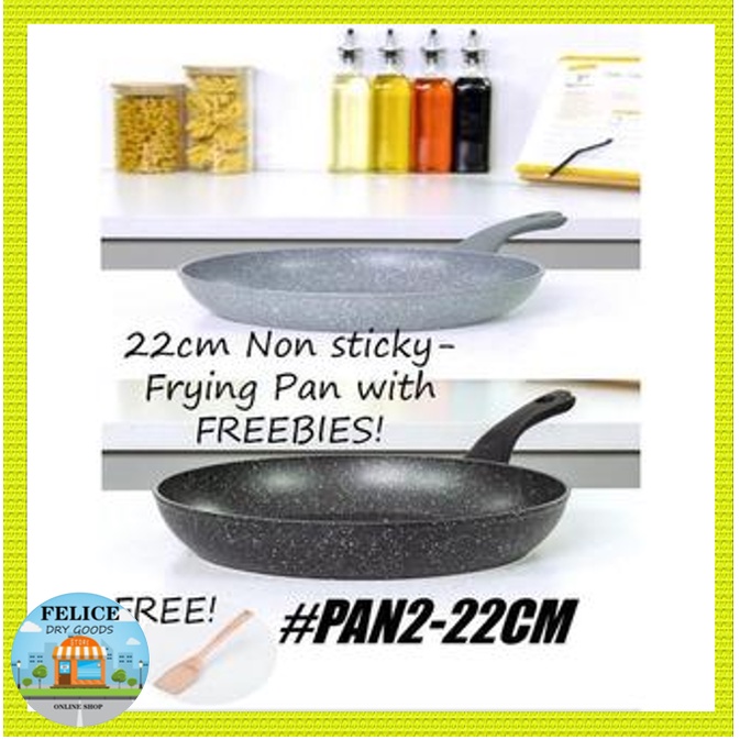 22CM Non Stick Pan Kitchenware Cooking Pan Kitchen Utensils Frying Pan ...