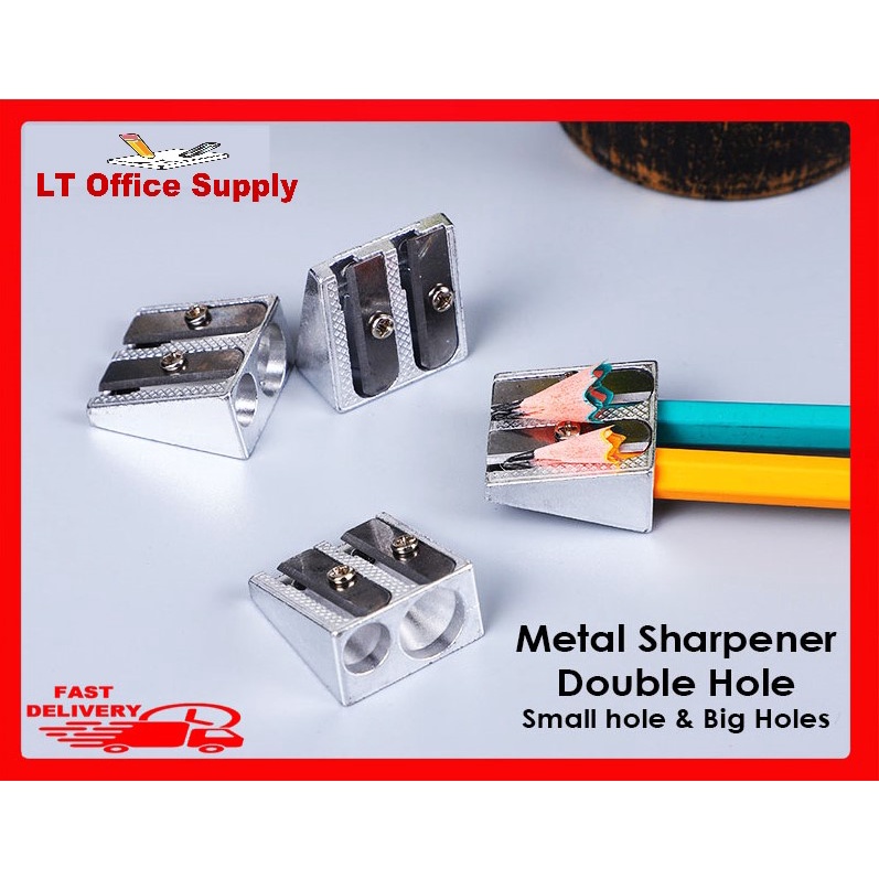 1piece Classic 2 hole metal sharpener | Shopee Philippines