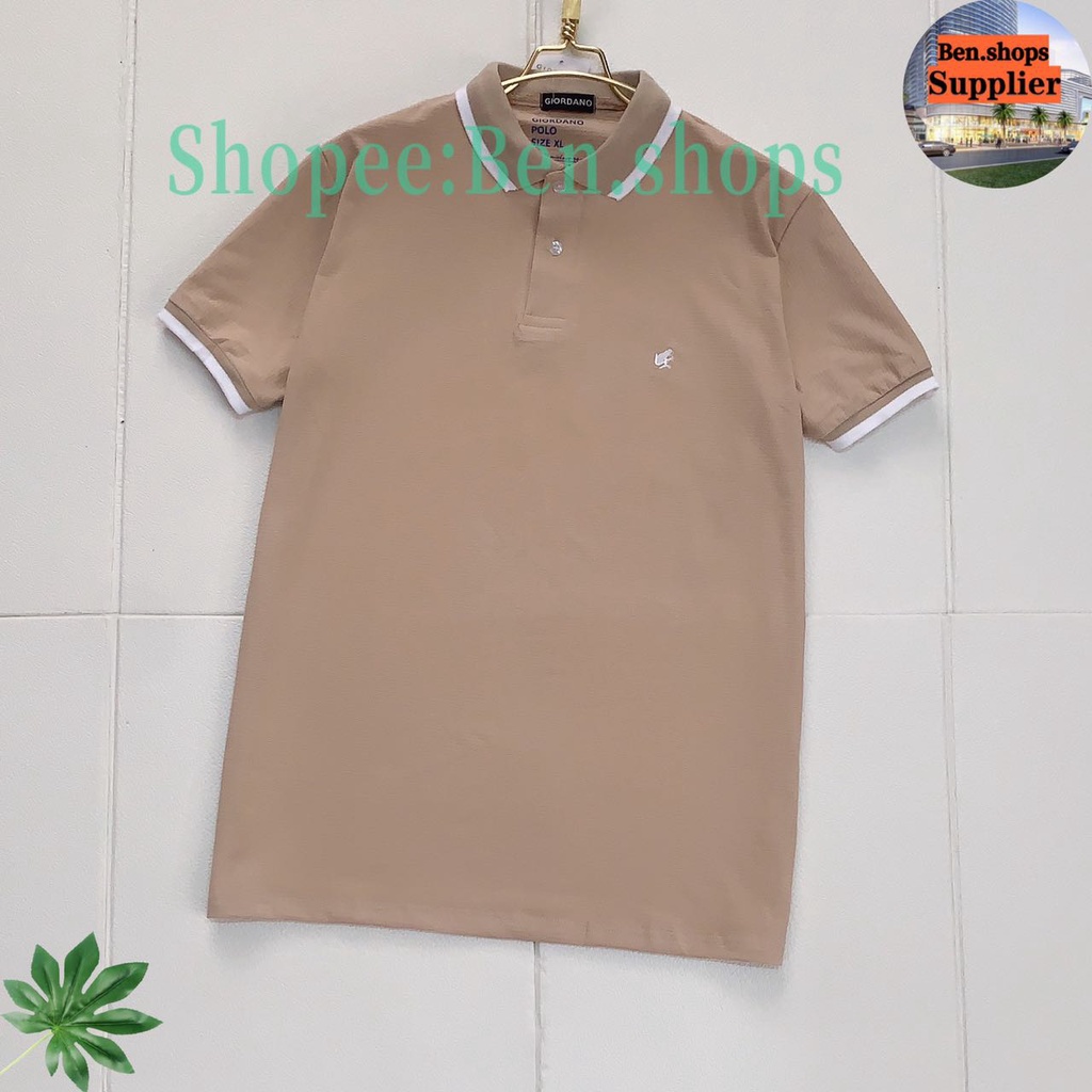 Men's fashion polo shirt plain color 100% cotton (small to plus size ...