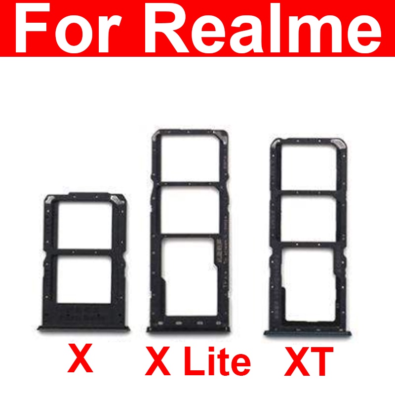 SIM Card Tray For OPPO Realme X Lite X XT Sim Card Slot Tray Holder ...