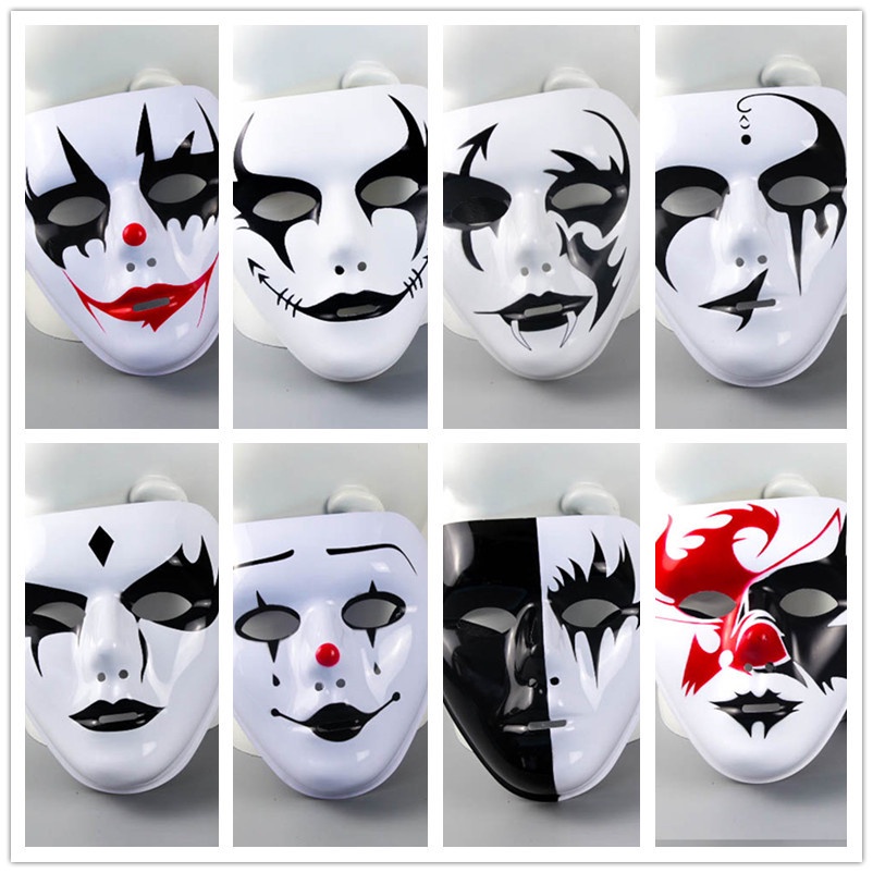 Street Dance Ghost Dance Mask Halloween Cosplay Anonymous Topeng Mask ...