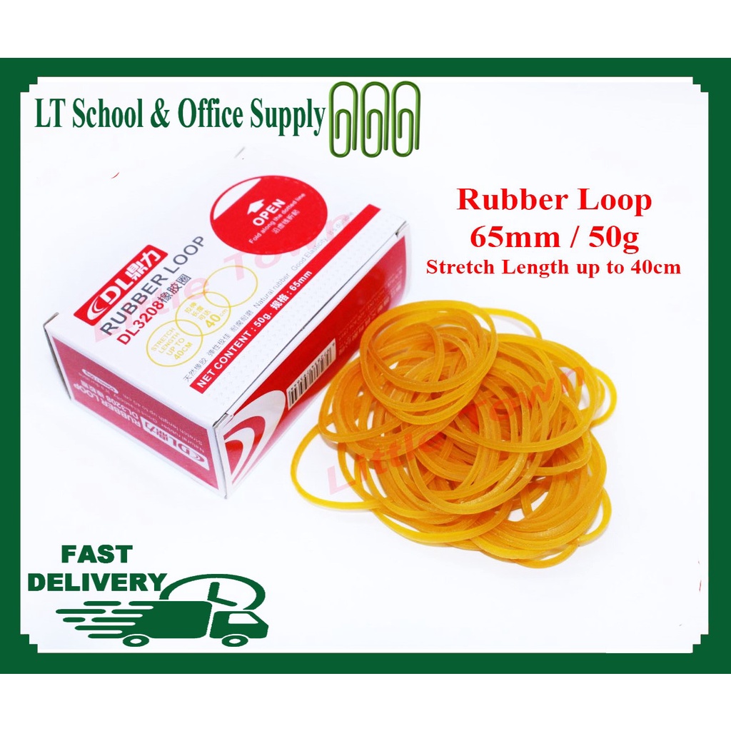 1Box Yellow Rubber loop / Rubber Band 65mm 50g | Shopee Philippines