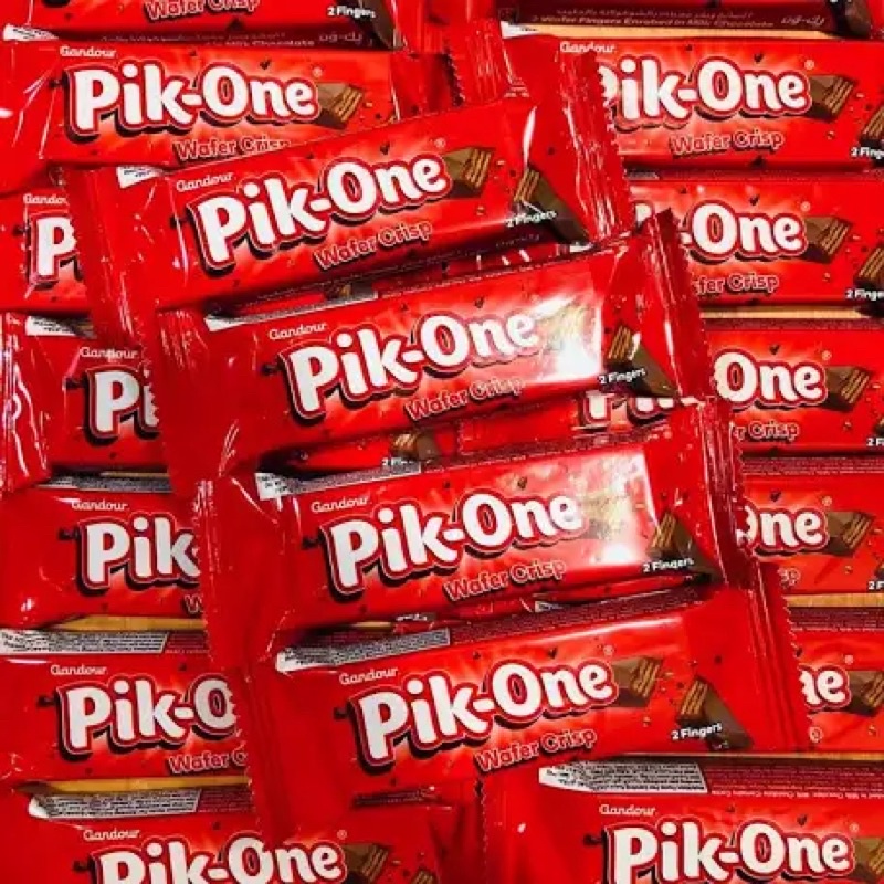 Per Piece Gandour Pik-One Wafer Crisp Chocolate 2 Fingers | Shopee ...