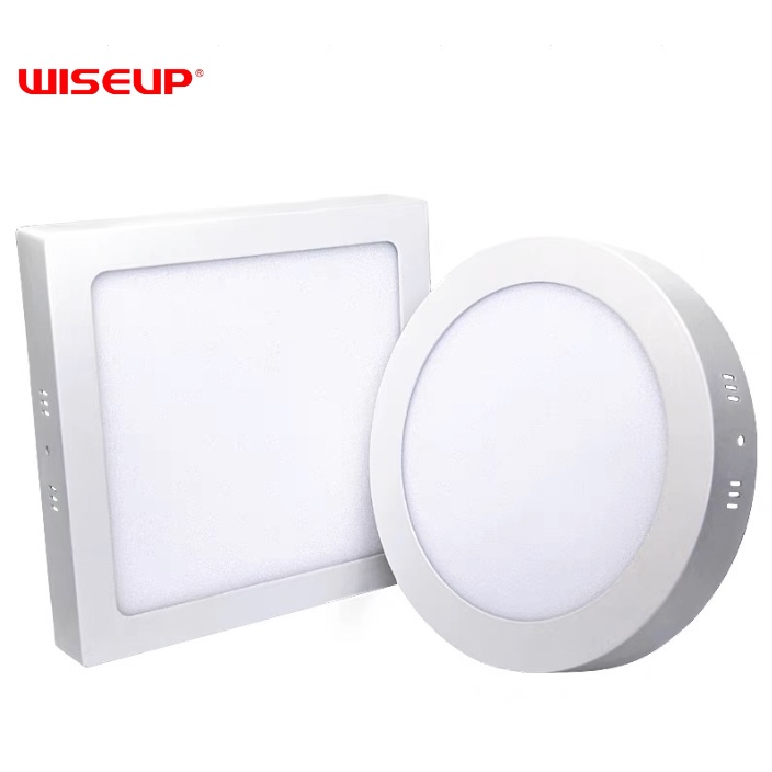 WISEUP 18W 24W Round/Square LED Surface Mounted Panel Light Recessed ...