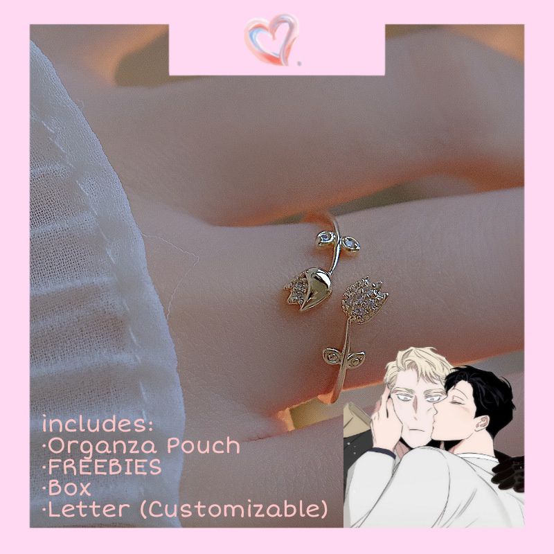 Roses and Champagne Leewon and Caesar Inspired rosegold Adjustable Ring ...