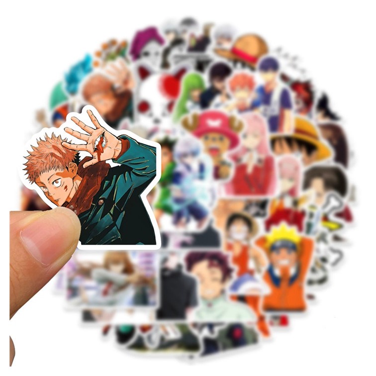 20pcs Mixed Classic and Newest Anime Manga Stickers Assorted Waterproof ...
