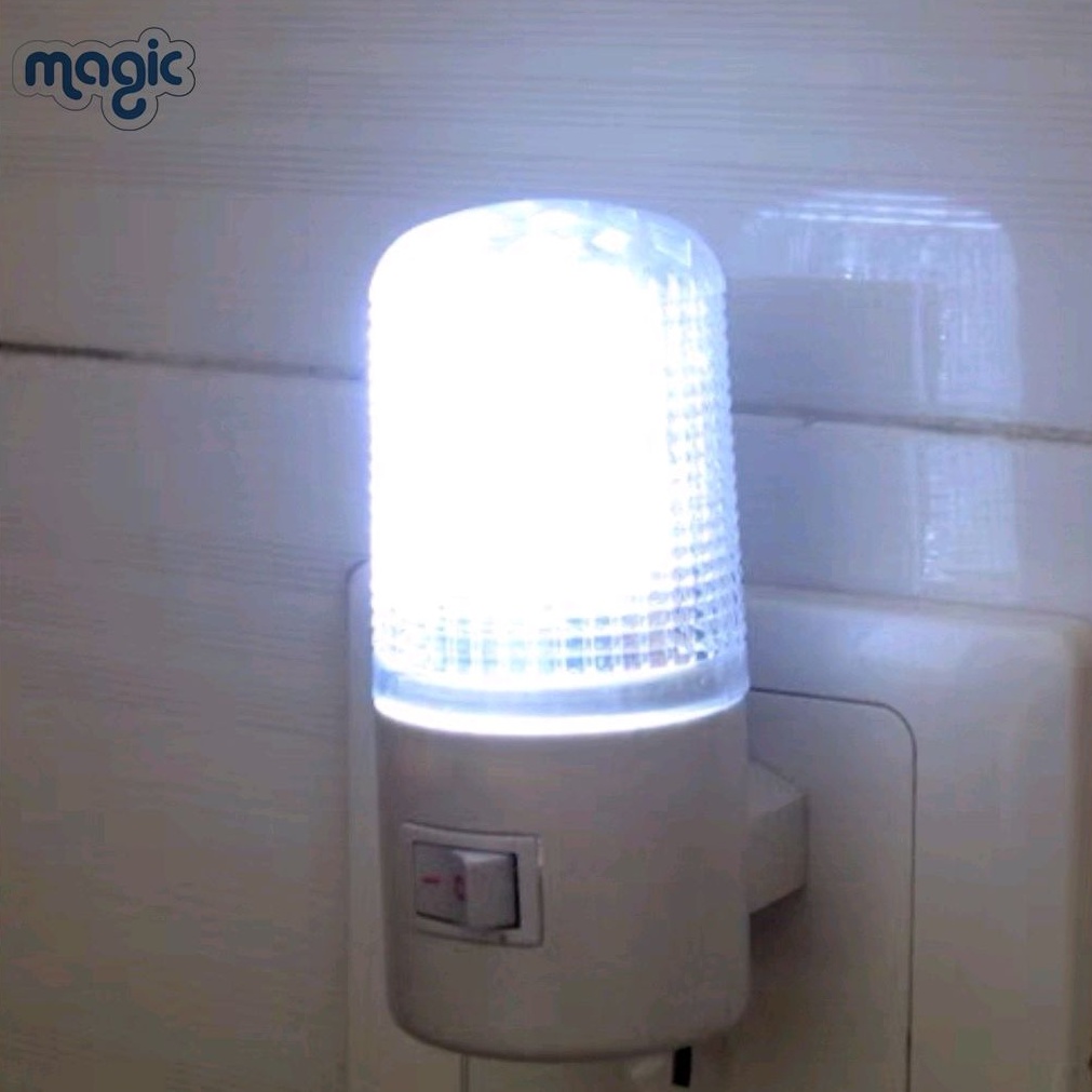 Mini Led Manual on/off Switch Plug-in Night Light Bright White Indoor ...