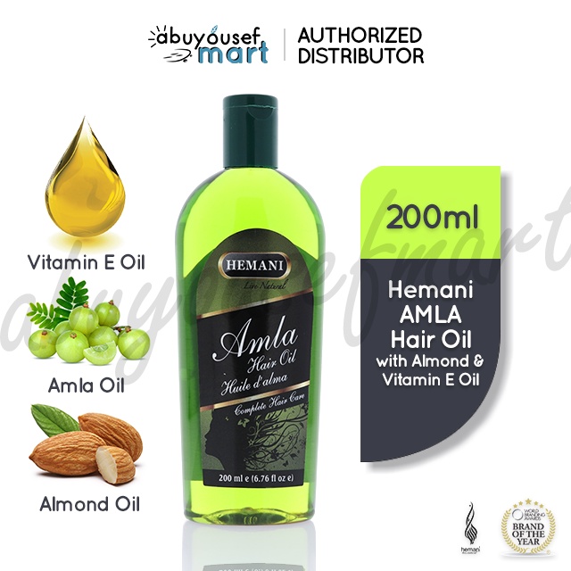 Hemani Amla Hair Care Oil 200ml Gooseberry Minyak Rambut Buah Melaka ...