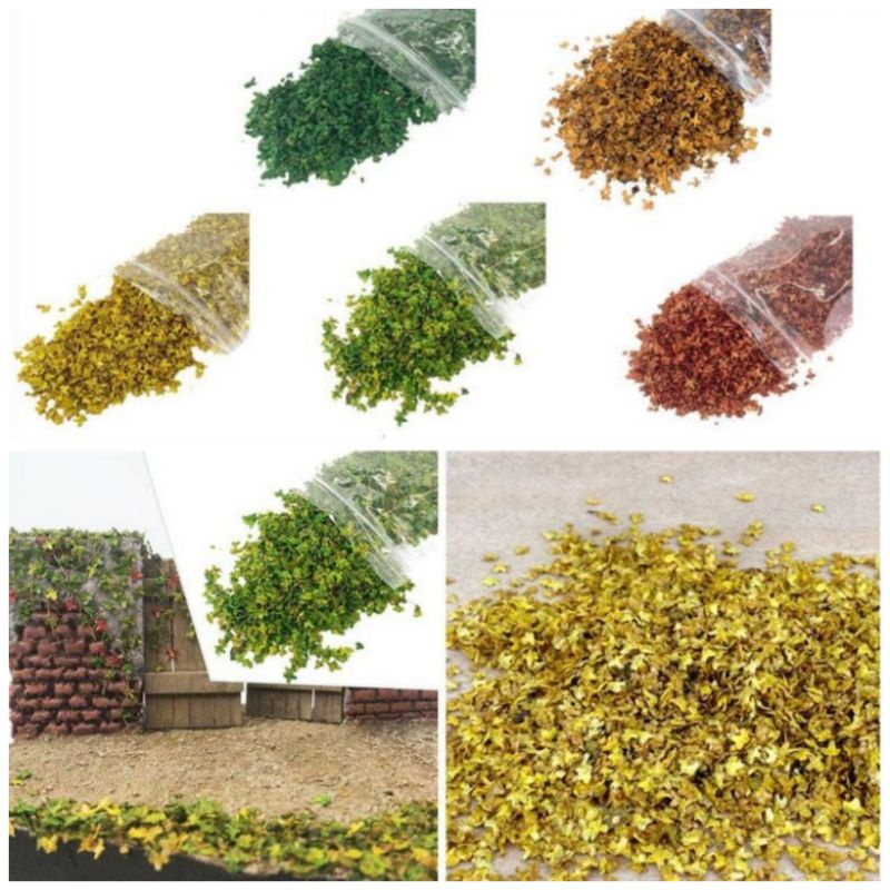 1g Leaf Leaves Static Landscape Model Diorama Train Plant Fairy Garden ...