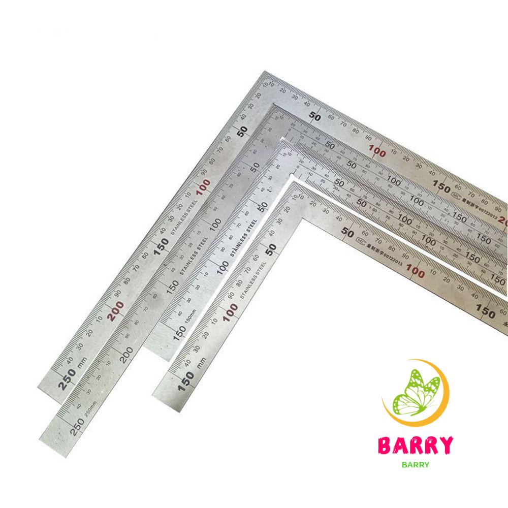 BARRY L Shape Ruler Educational Woodworking Double Sided Stainless ...