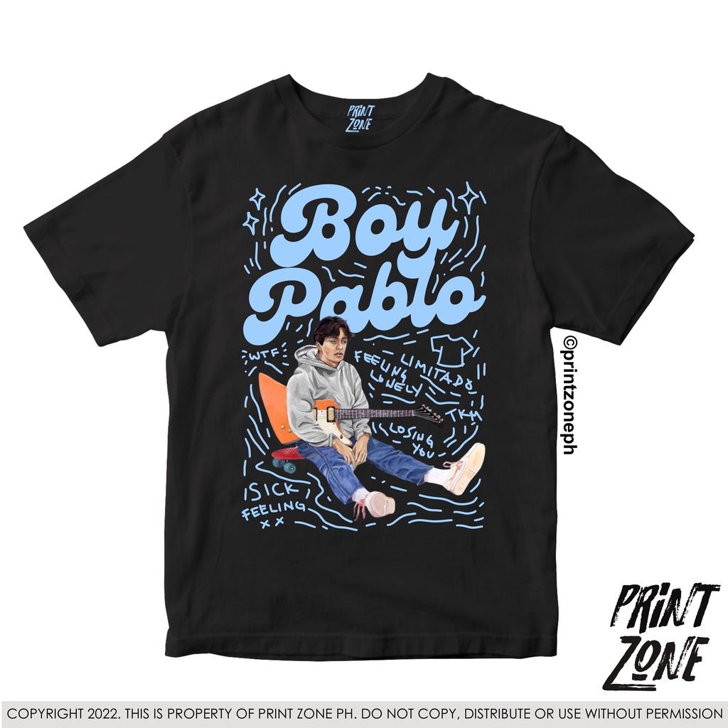 BOY PABLO SHIRT - SOY PABLO HAND DRAWN SHIRT - PRINT ZONE PH | Shopee ...