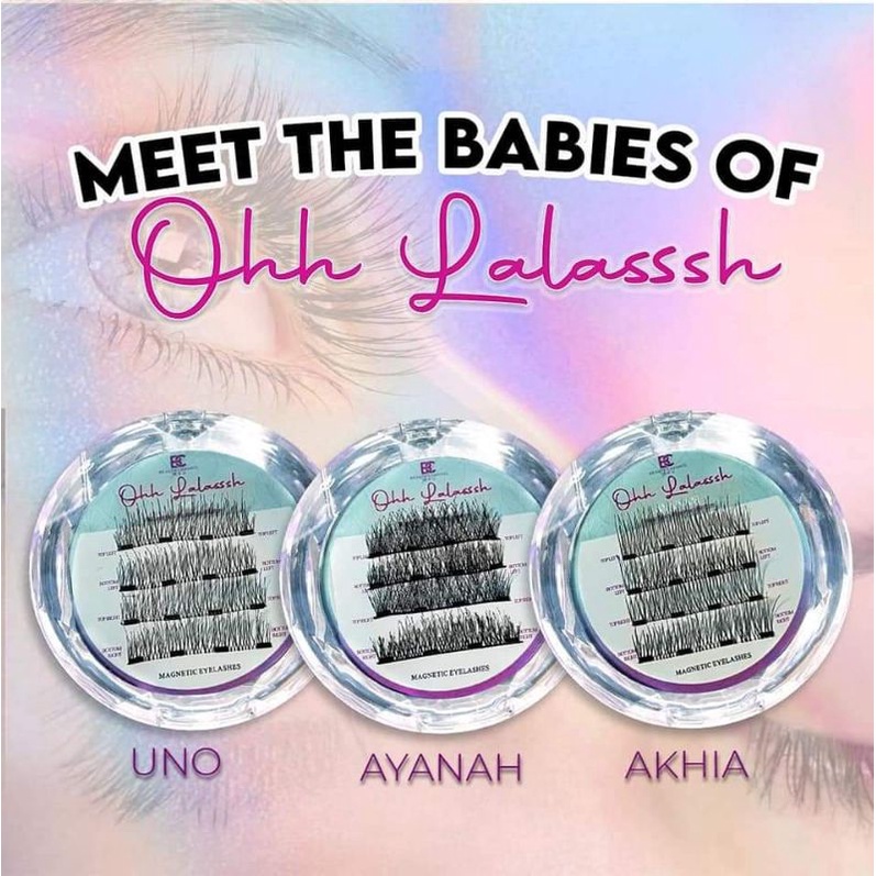 OHH LALASH FULL MAGNETIC EYELASH EXTENSION (with applicator) | Shopee ...