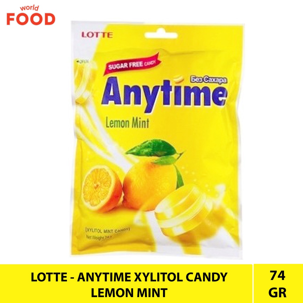 Lotte - ANYTIME LEMON MINT | Shopee Philippines
