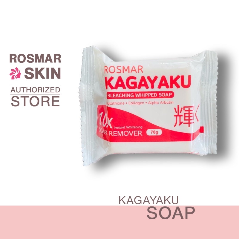 Rosmar Kagayaku Soap New Packaging Kagayaku Bleaching Soap | Shopee ...