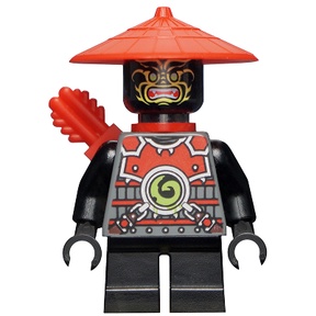 Stone Army Scout - Yellow Face, Red Quiver, Short Legs (njo072) LEGO ...