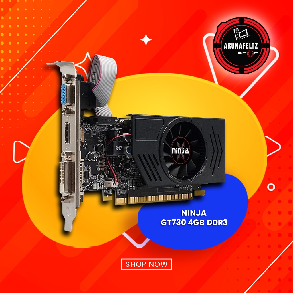 4GB 128BIT Ninja Nvidia GT730 DDR3 Video Card GPU | Shopee Philippines