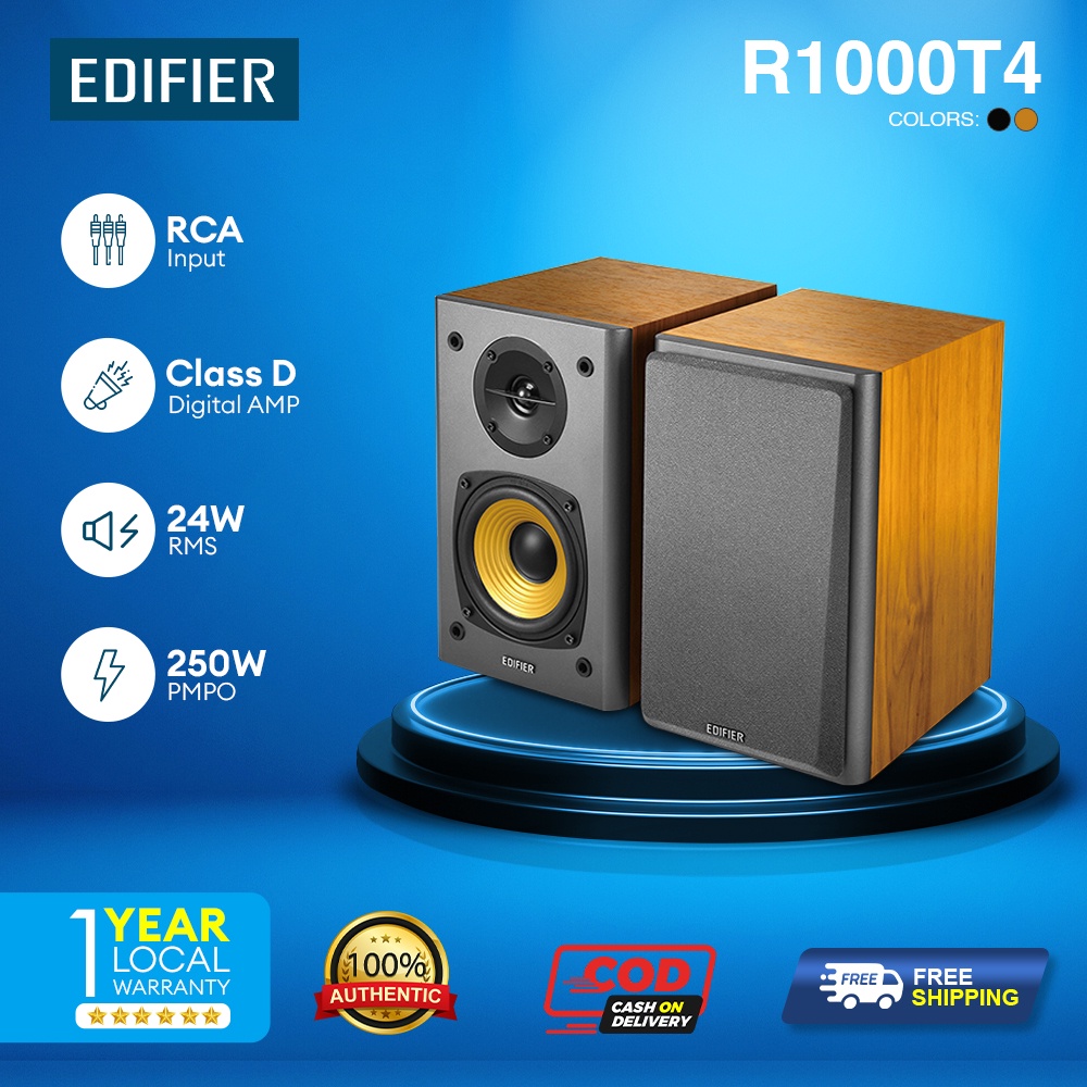 Edifier R1000T4 Wood Multimedia Speaker Uncompromising Sound Home ...
