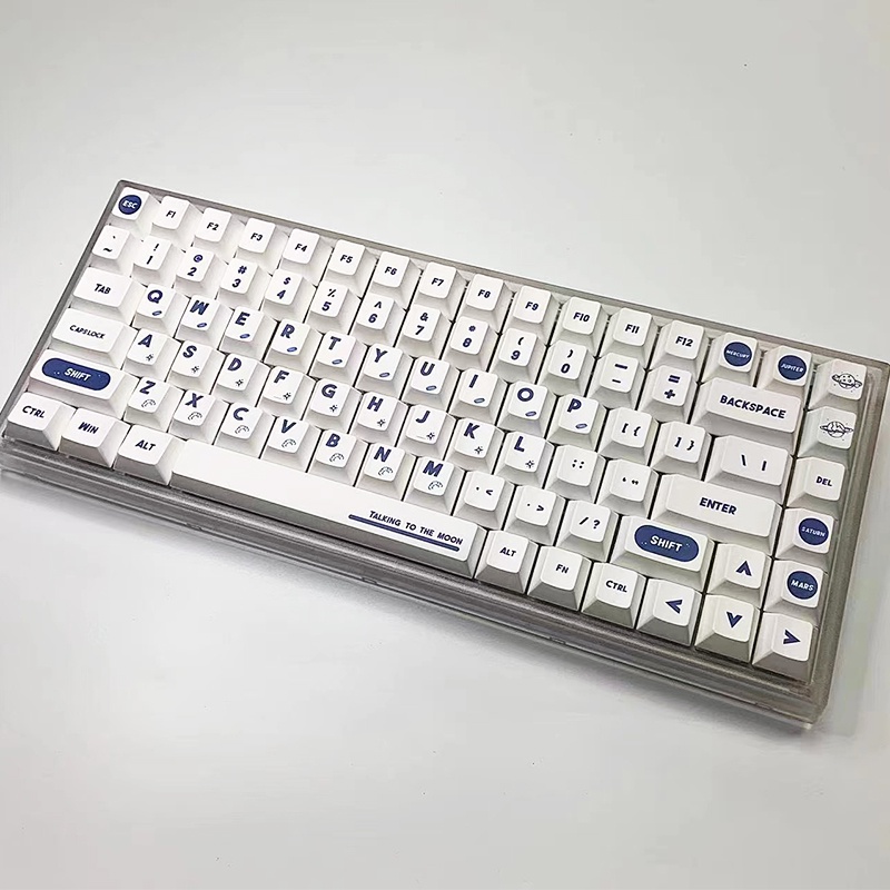 NASA Keycaps Set 126/129Keys Cherry Profile PBT Compatible Gateron ...