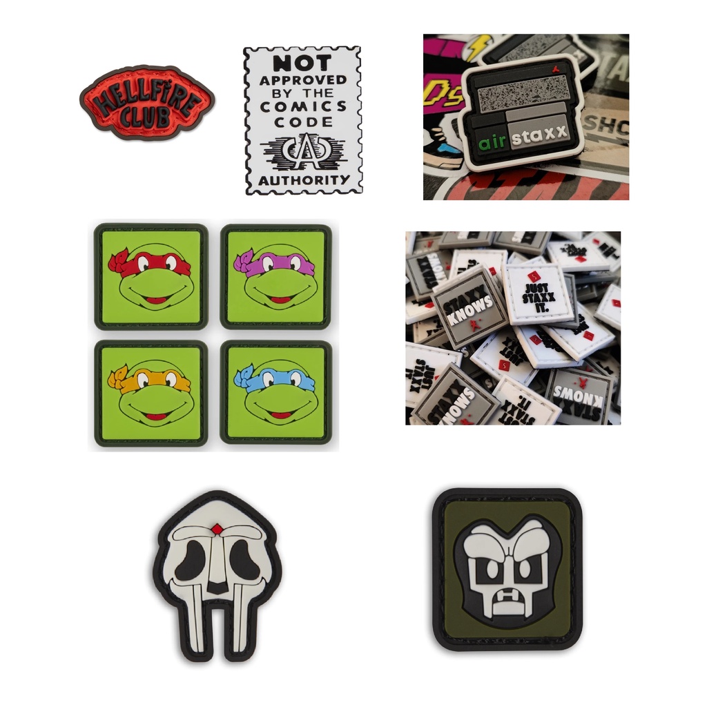 High Staxx Ranger Eye Patches Pin Hellfireclub NInja Turtles Doom EDC ...