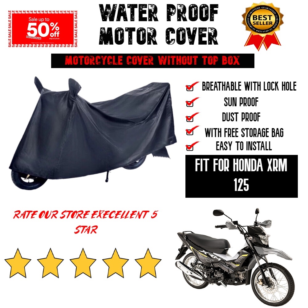 TP Motor Cover For HONDA XRM 125 | Water Proof Original Cover With Free ...