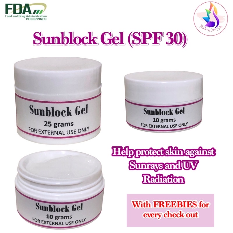 Sunblock Gel (10g,25g) | Shopee Philippines