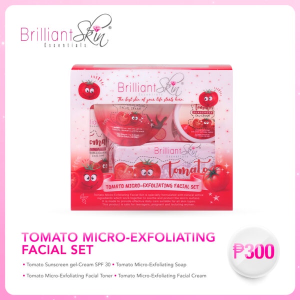Brilliant Tomato Micro-Exfoliating Facial Set | Shopee Philippines