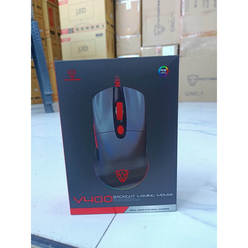 MOTOSPEED V400 RGB BACKLIGHT GAMING MOUSE | Shopee Philippines