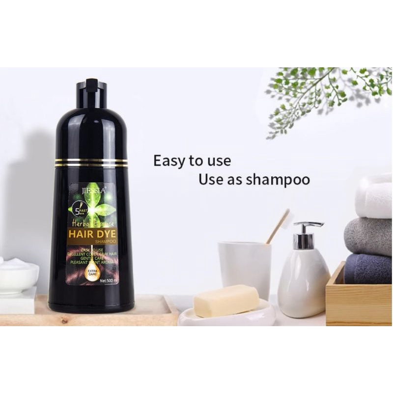 Herbal Essence Hair Dye Shampoo (Black) 500ml Authentic | Shopee ...